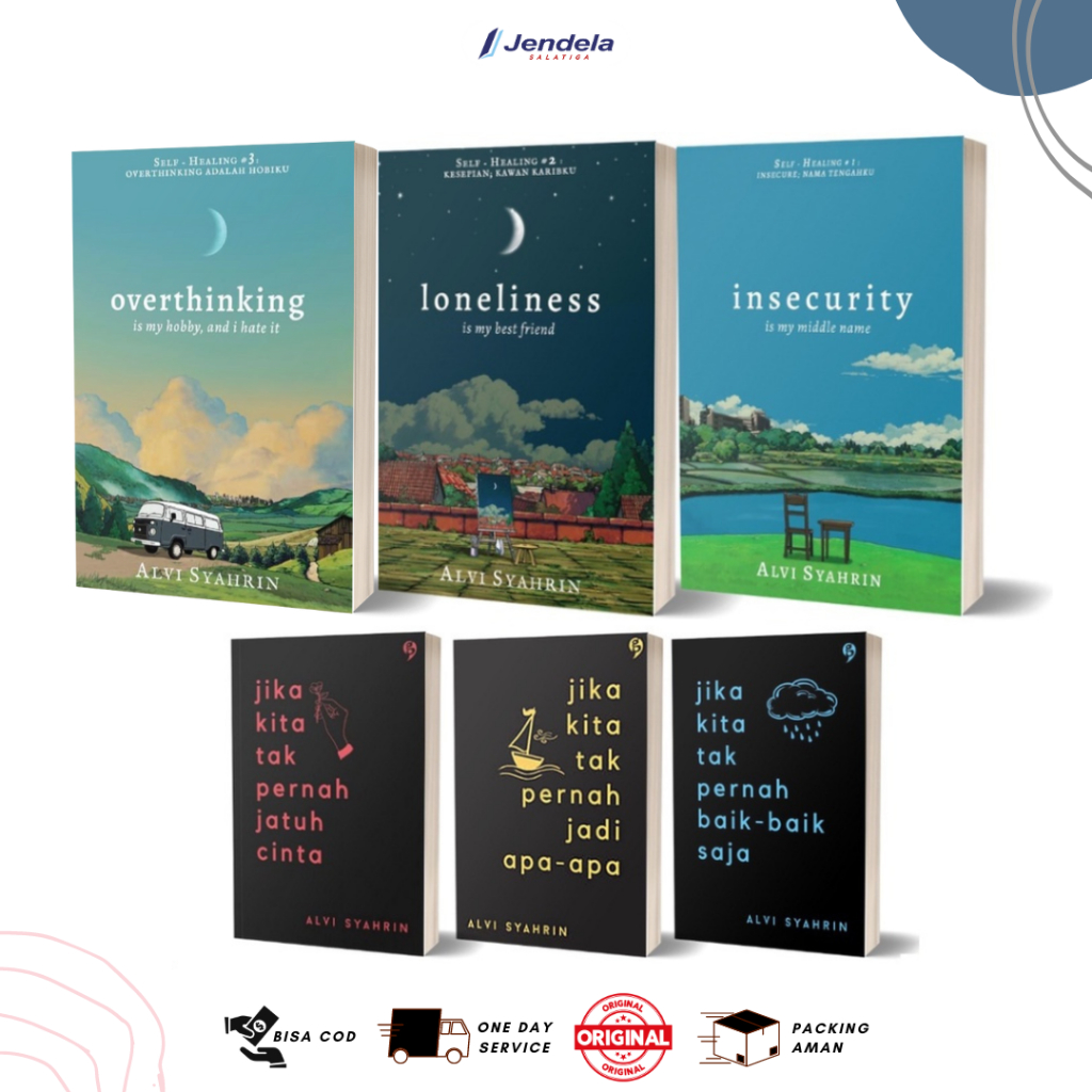 Jual Koleksi Buku Alvi Syahrin : Overthinking, Loneliness, Insecurity ...
