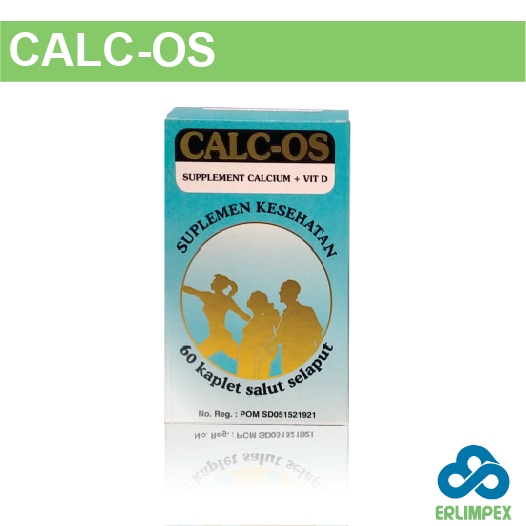 Jual Calc-Os Suplemen Calcium + Vitamin D untuk Tulang dan Gigi - Botol ...