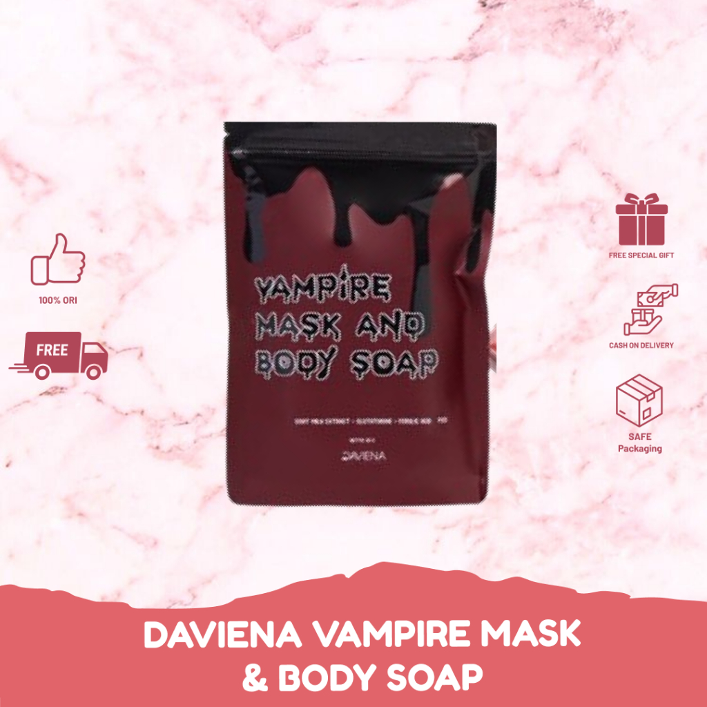 Jual DAVIENA VAMPIRE MASK & BODY SOAP | SABUN VAMPIRE DAVIENA | Shopee ...