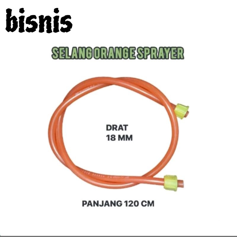 Jual SELANG SPRAYER ORANGE 120CM/ SELANG ORANGE 1,2M MSA ( selang ...