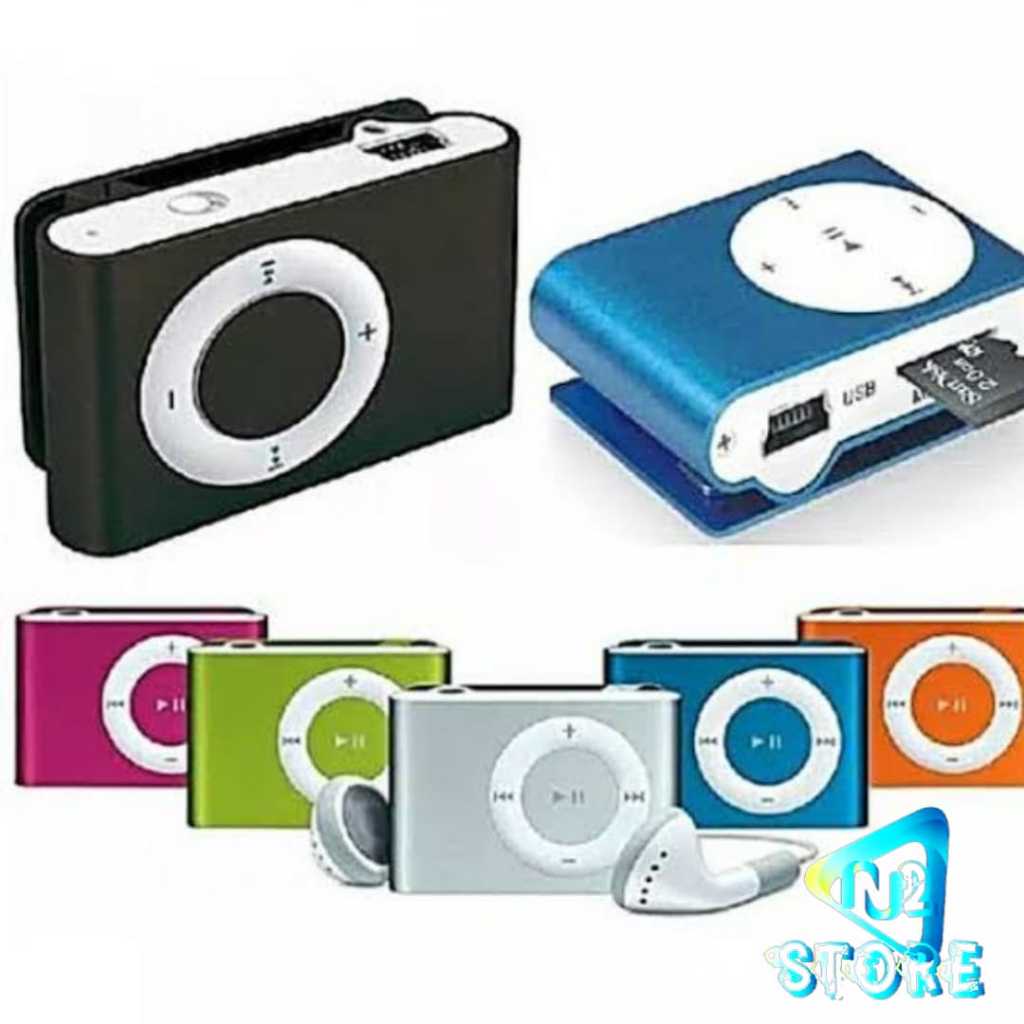 Jual MP3 Player Jepit Merk/ Music player Micro SD/ MP3 Besi Su ff le ...