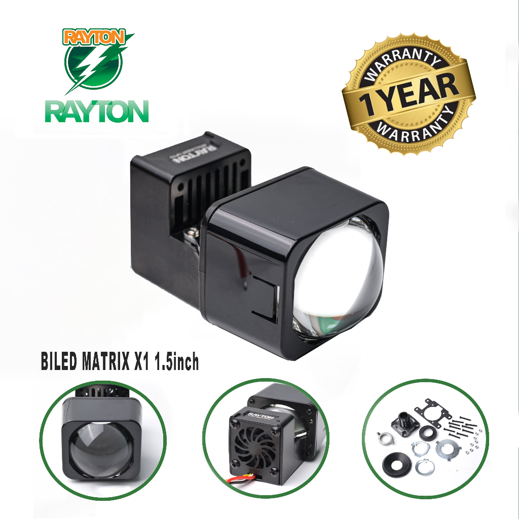 Jual RTD Rayton Mini Proji Led Otomotif Motor Biled X1 52W Original Low ...