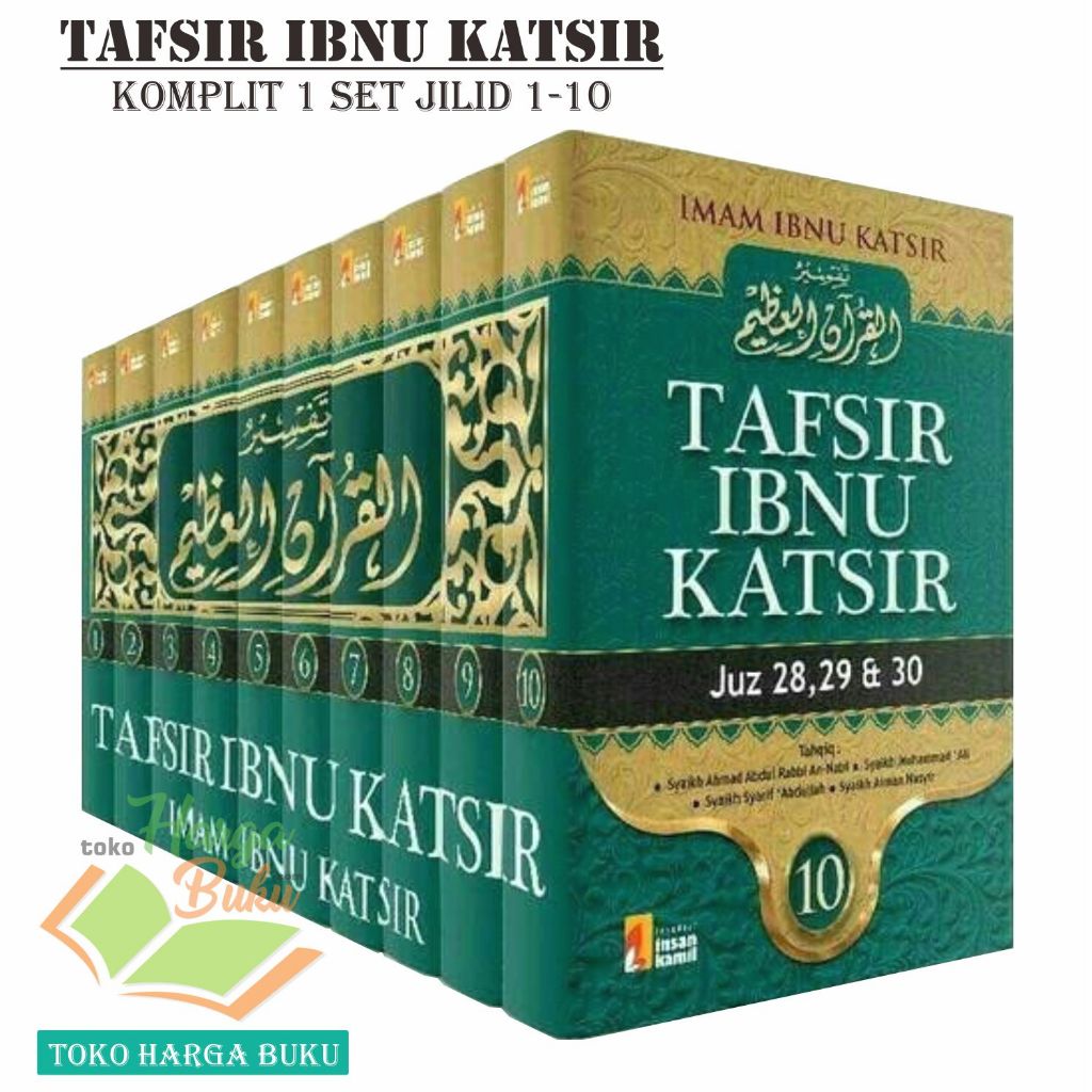 Jual Tafsir Ibnu Katsir Komplit 1 SET 10 Jilid Lengkap ORI Tafsir Al-Quran Al-Adzim Penerbit ...