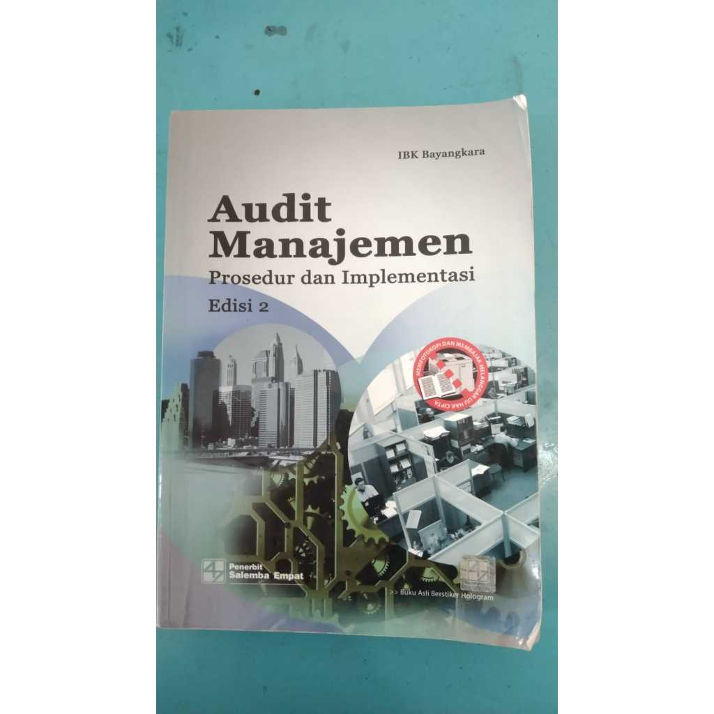 Jual Buku Audit Manajemen Prosedur dan Implementasi Edisi 2 Buku Bekas | Shopee Indonesia
