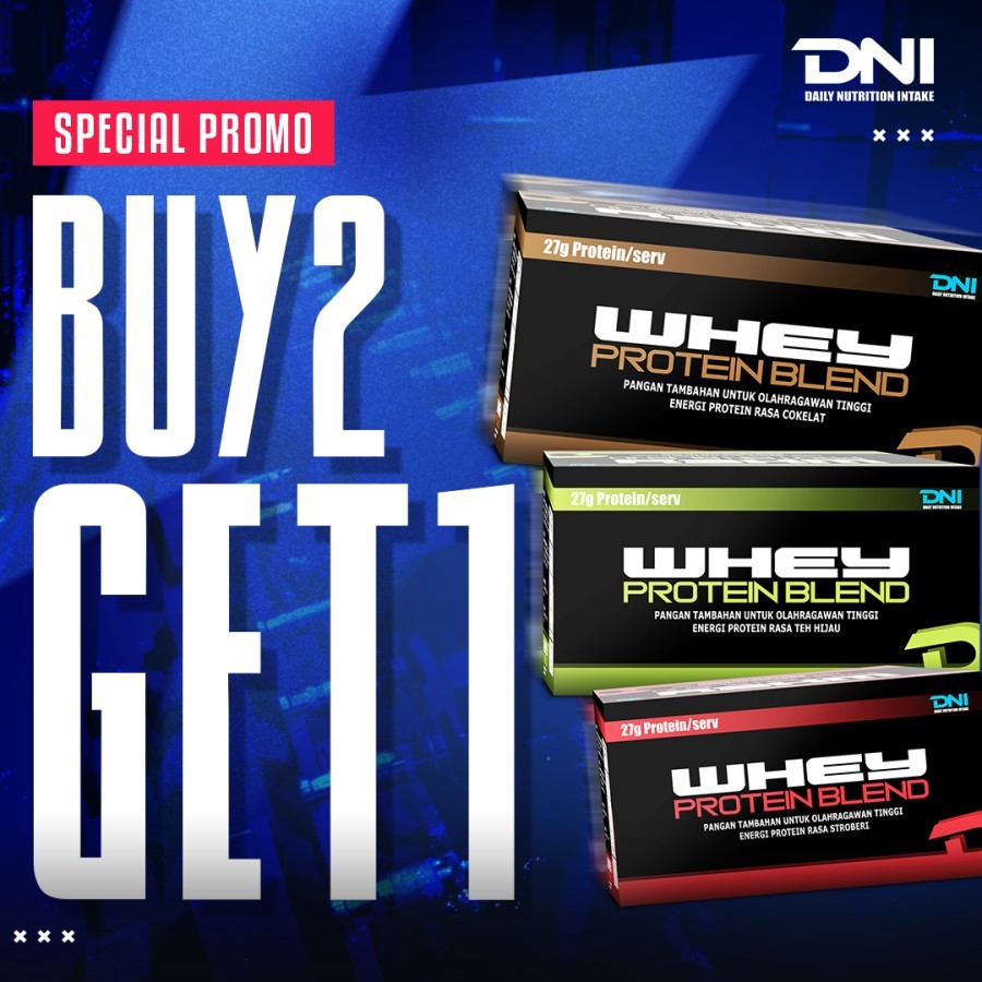 Jual DNI WHEY PROTEIN BLEND 525 Grams | Shopee Indonesia