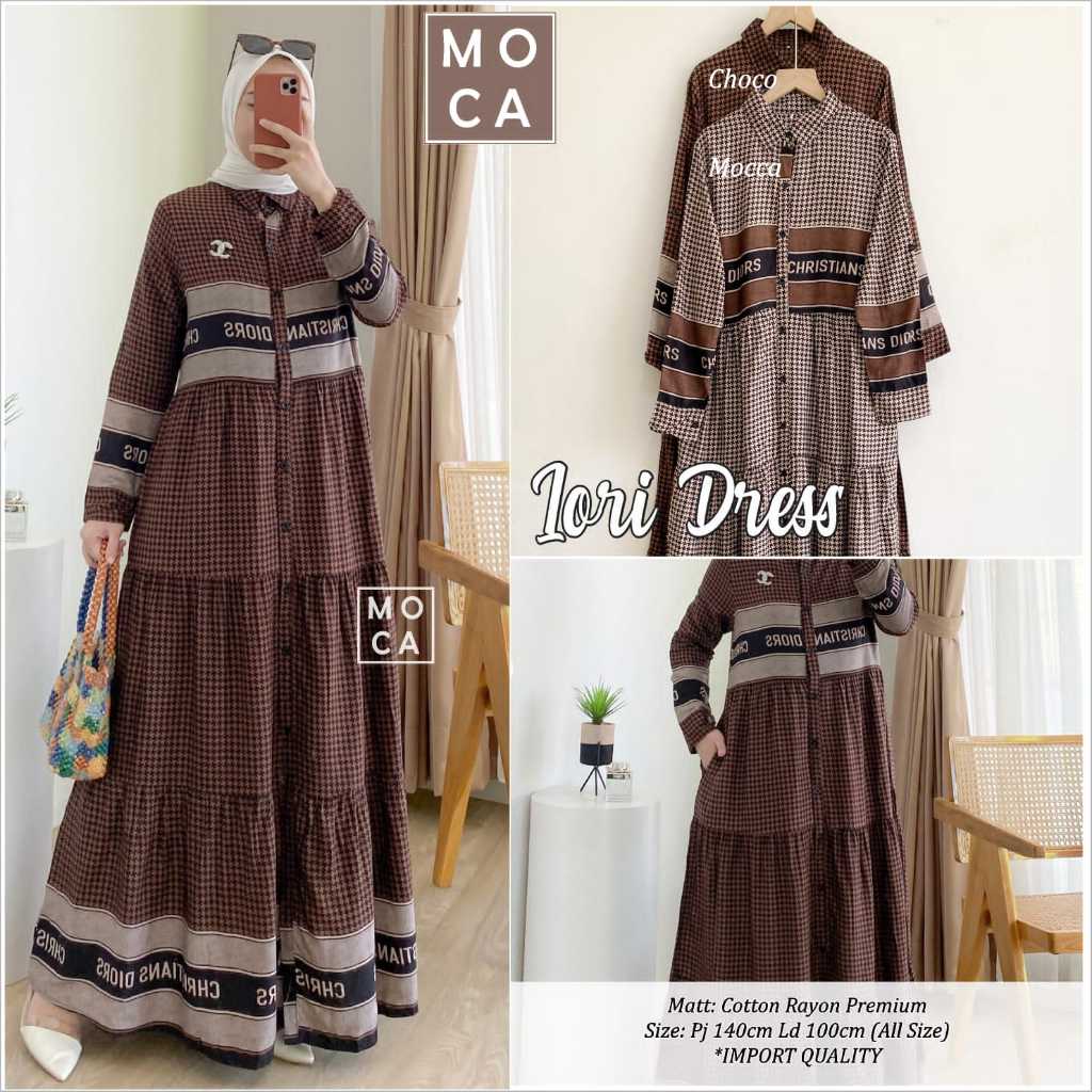 Jual MIDI DRESS MOTIF ETHNIC BY MOCA BERLABEL | Shopee Indonesia