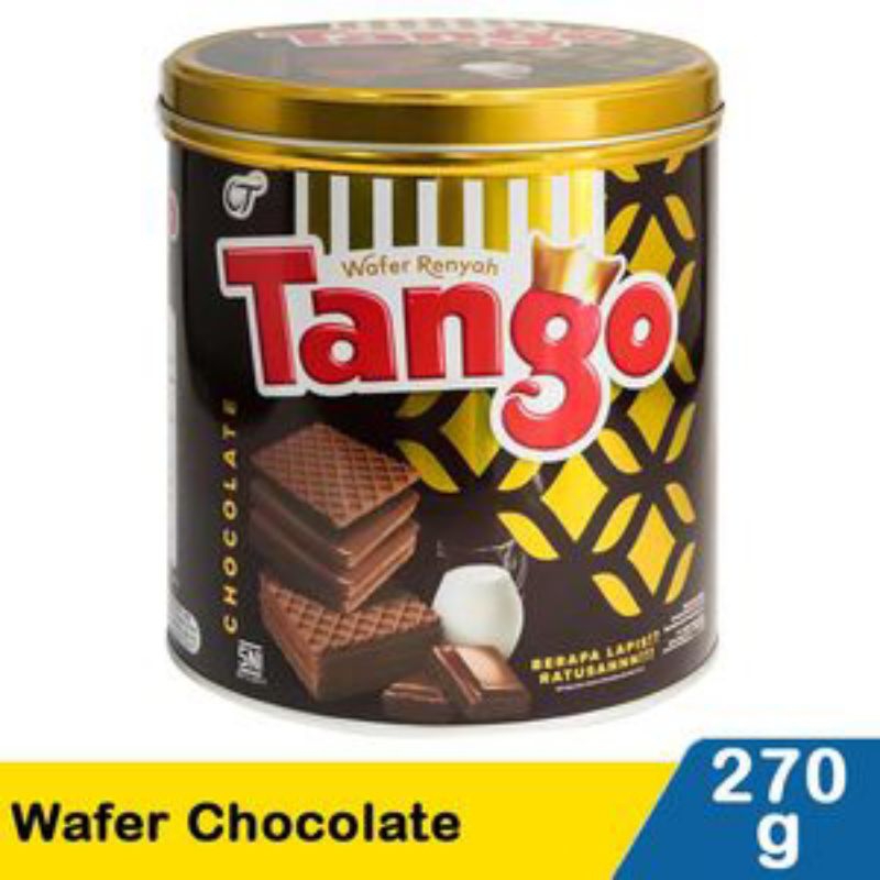 Jual Wafer Tango Chocolate / Jajan Wafer Tango Rasa Cokelat / Snack ...