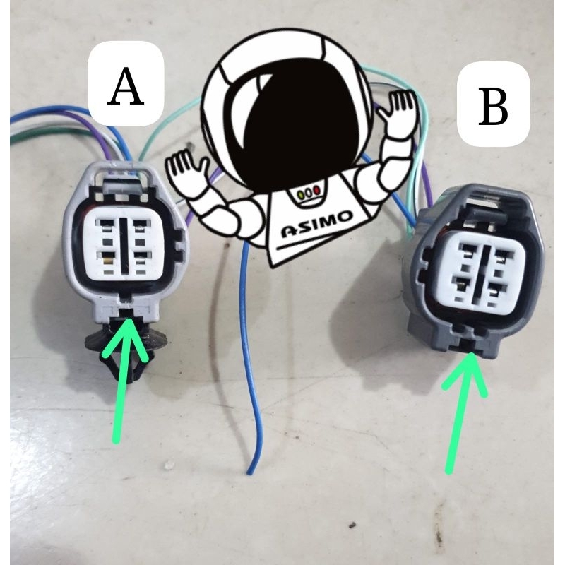 Jual Soket O2 sensor oksigen pin 4 kabel original toyota daihatsu Xenia ...