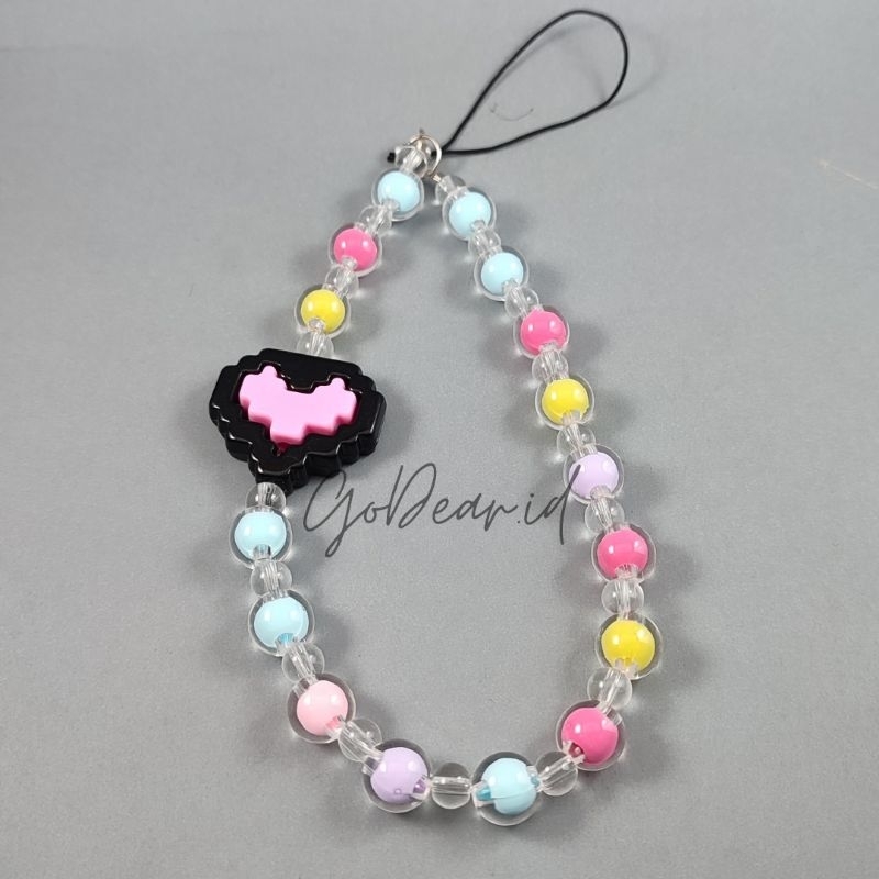 Jual Gantungan Handphone Bracelet Strap Beads HP Aesthetic | Shopee ...