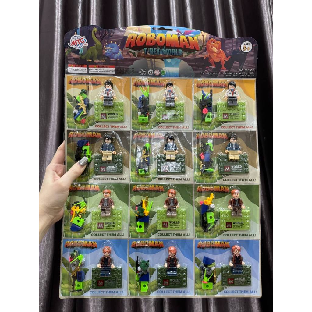 Jual Mainan anak lego roboman trex world isi 12 | Shopee Indonesia