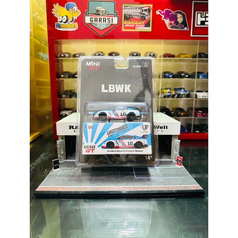 Jual Mini GT No 66 LB Works Nissan GTR R35 Cosmics Malaysia LBWK Japan | Shopee Indonesia