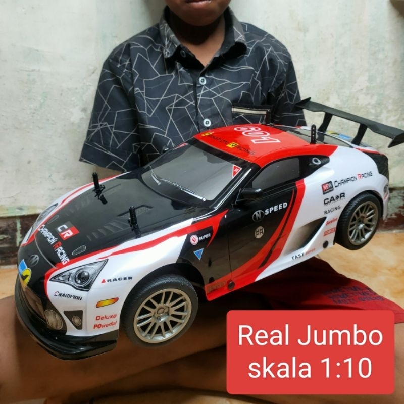 Jual Lexus merah mobil remote control drift skala 1 10 real jumbo jarak ...