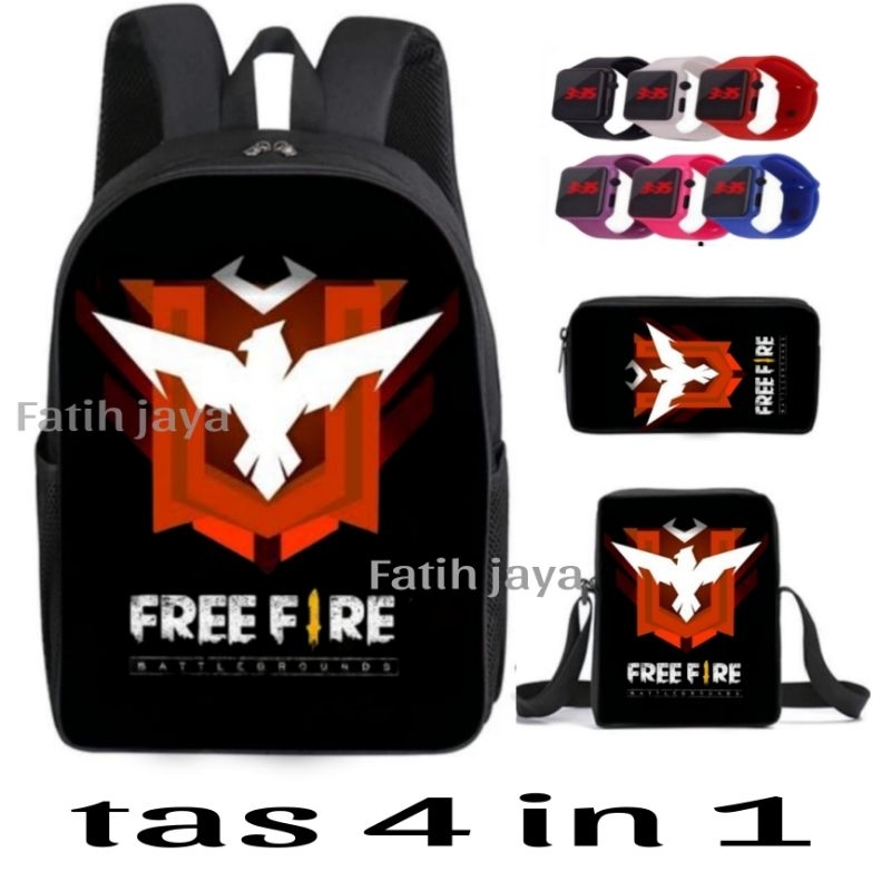 Jual tas anak laki laki - ransel sekolah anak - tas freefire - tas ff ...
