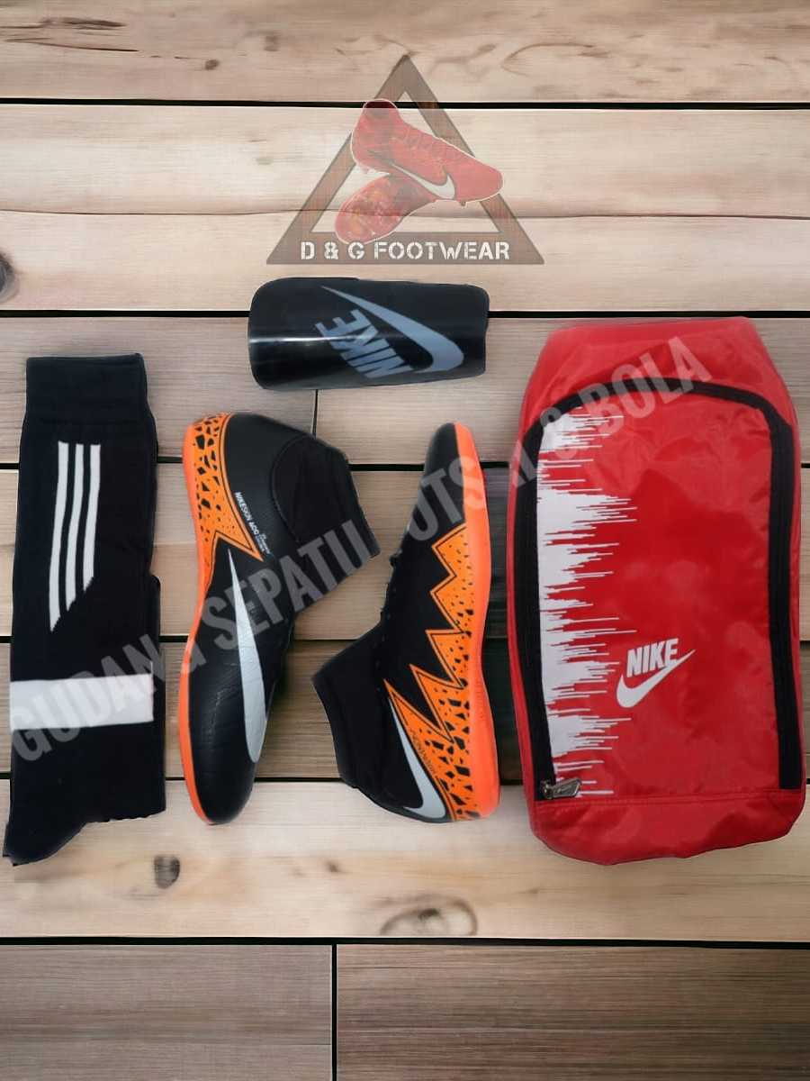 Jual SEPATU FUTSAL ANAK PAKET-KOMPLIT NK BOOT FREE PERLENGKAPAN ...