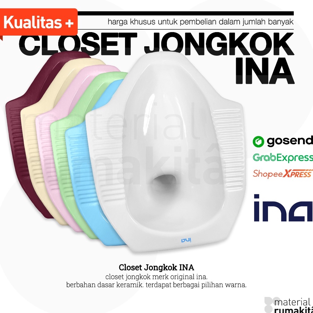 Jual Sangat Nyaman Closet Jongkok INA Kloset Jongkok INA C2 Warna ...