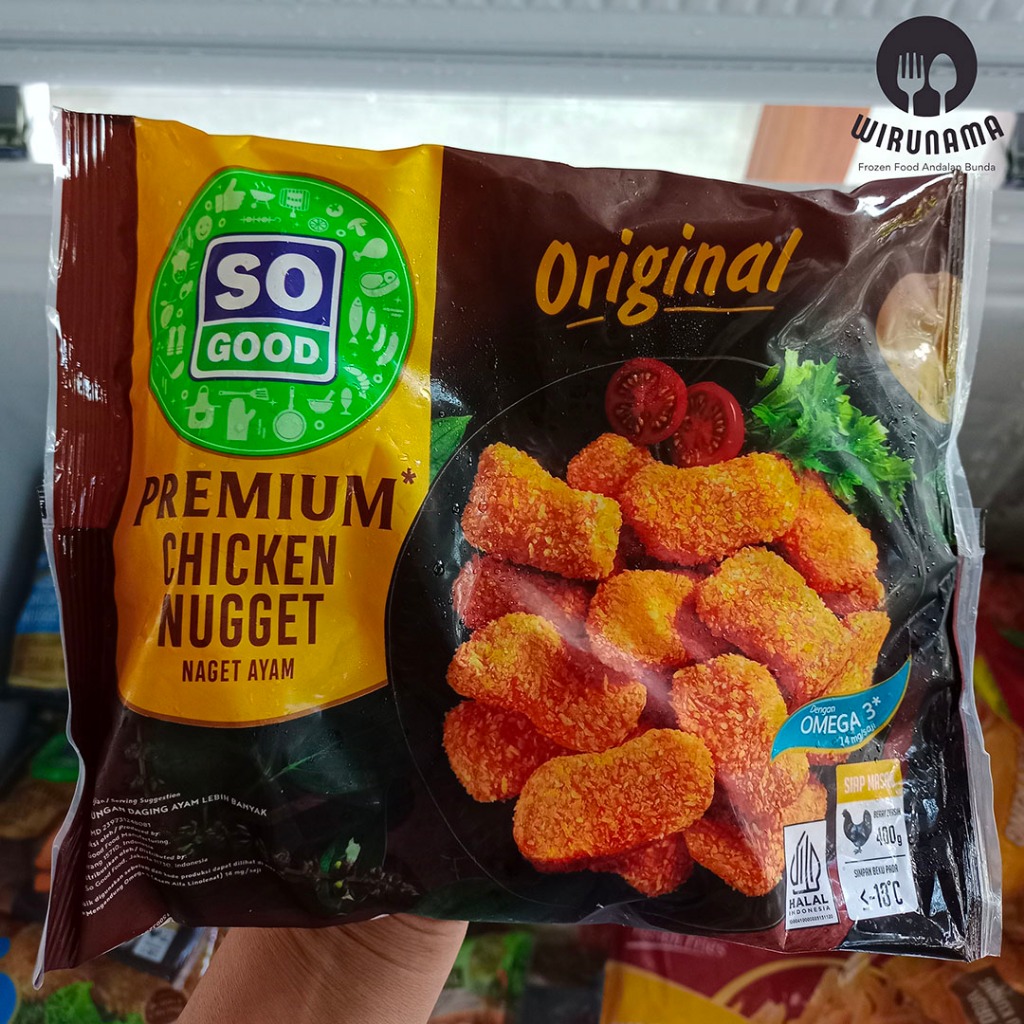 Jual So Good Chicken Nugget Premium 400 Gram Nuget Ayam Siap Saji ...