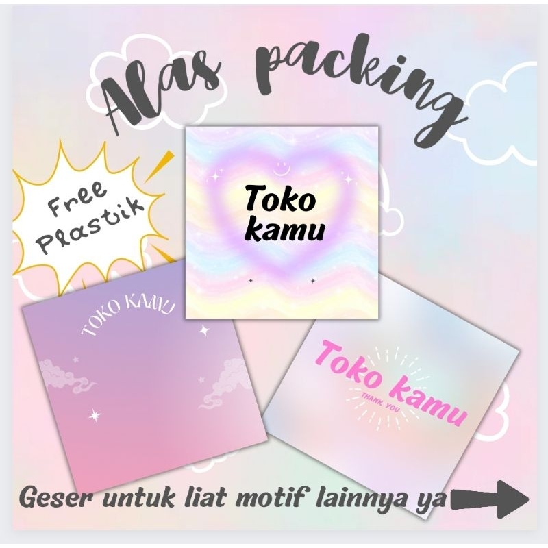 Jual Alas Packing buat packing gelang,cincin,strap Hp freebies event ...