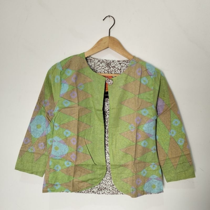 Jual Aneka Atasan Batik Wanita Murah Model Bolero Rompi Vest Bolak ...