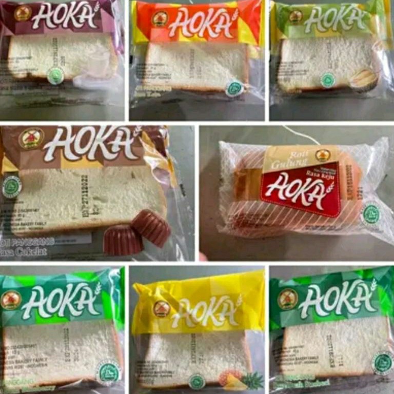 Jual QLY354 XPRESS 1 DUS AOKA ROTI PANGGANG ROTI GULUNG ALL VARIAN RASA ...
