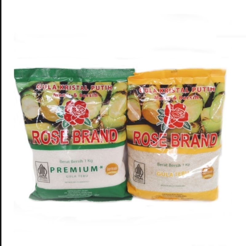 Jual Gula rose brand 1kg /Rosebrand Gula pasir 1 kg Random kuning hijau ...