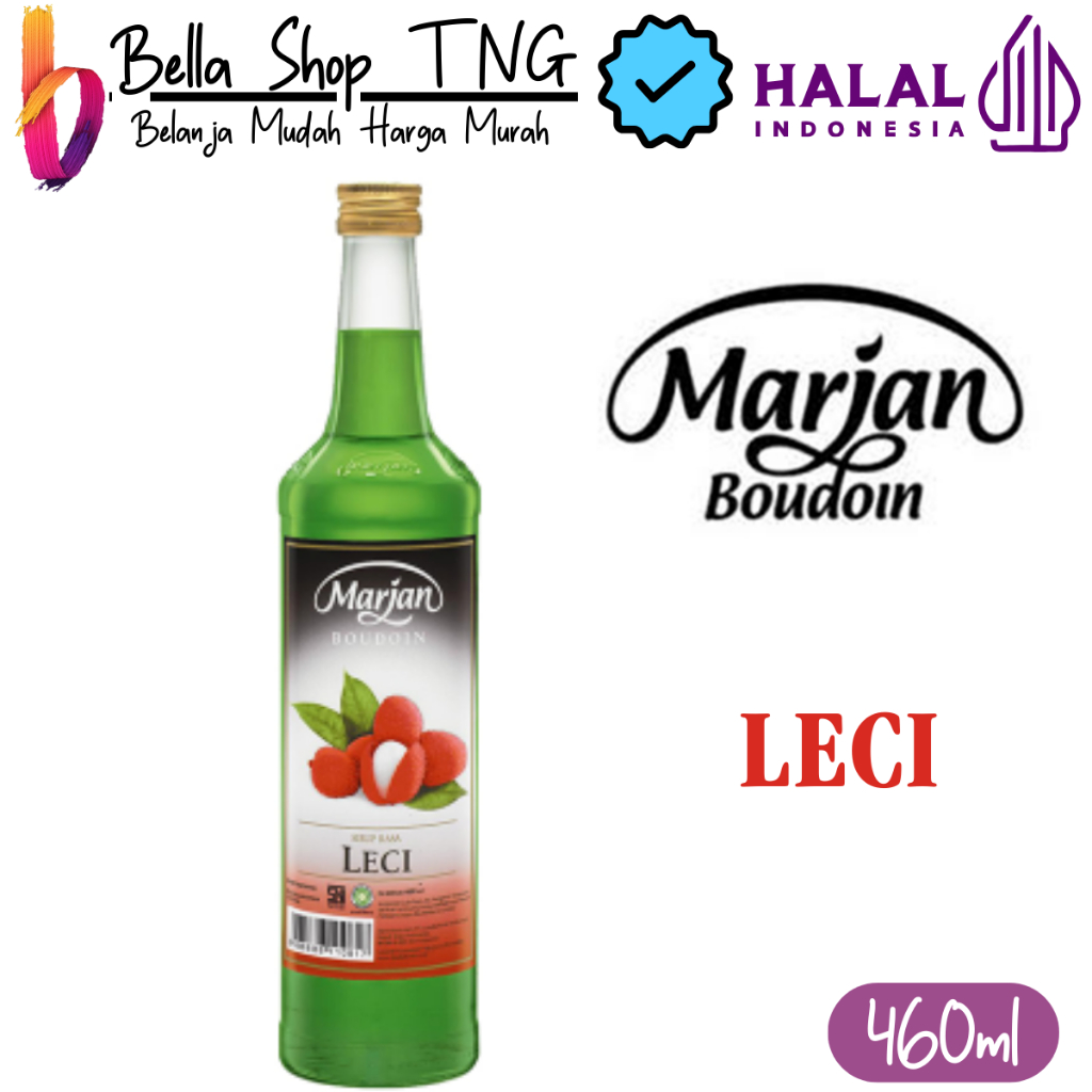 Jual Marjan Boudoin Sirup Leci Botol 460 ml | Shopee Indonesia