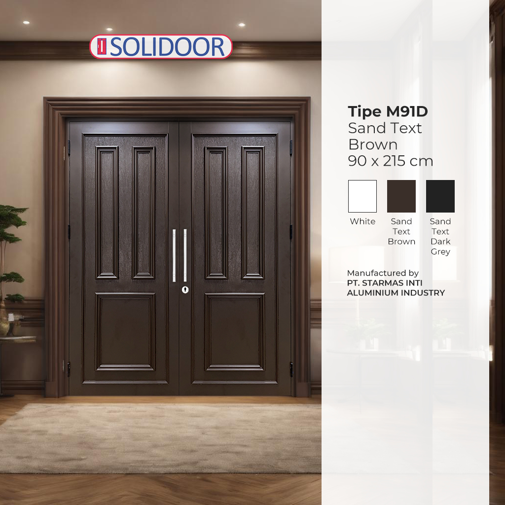 Jual Pintu Double Aluminum Solidoor M-91D/Pintu Tarung | Shopee Indonesia