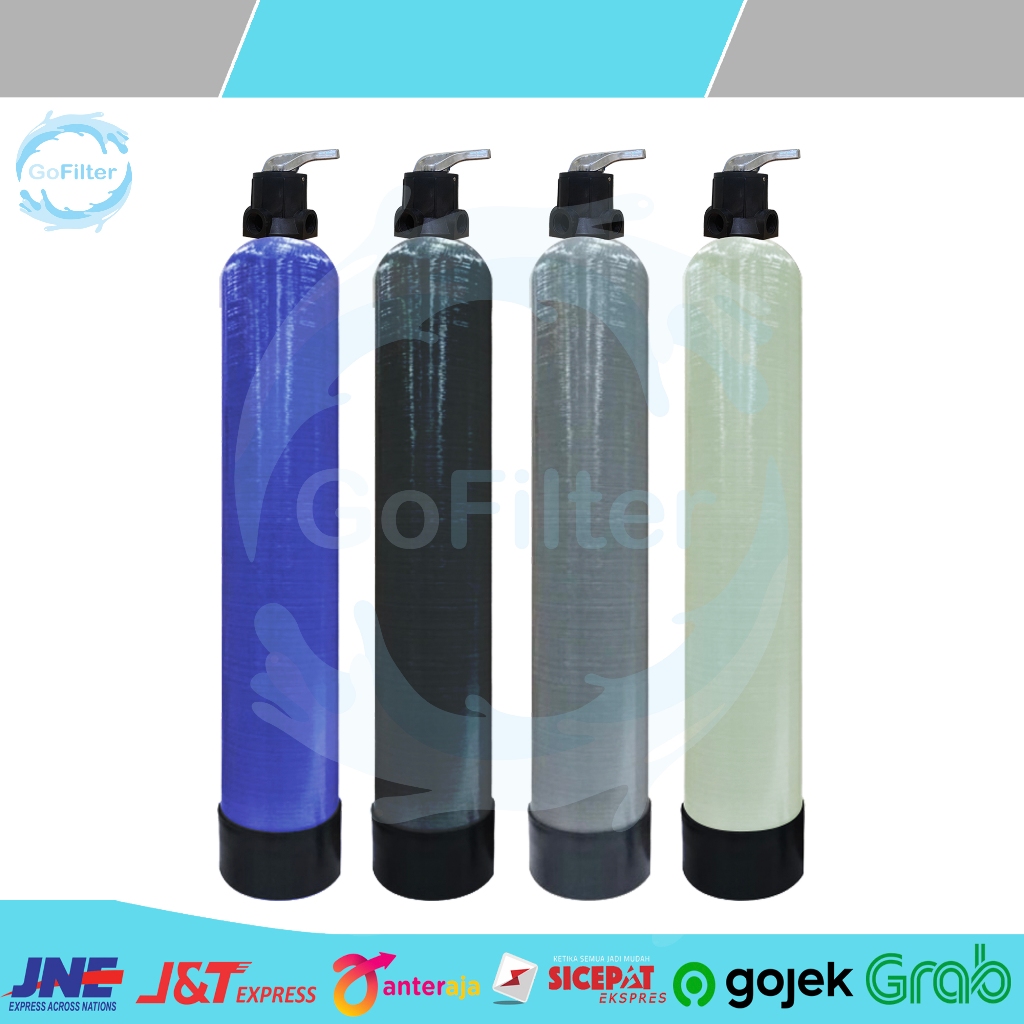 Jual TABUNG FRP NANOTEC 1054 + KEPALA 3 WAY RUNXIN NATURAL BLUE GREY ...