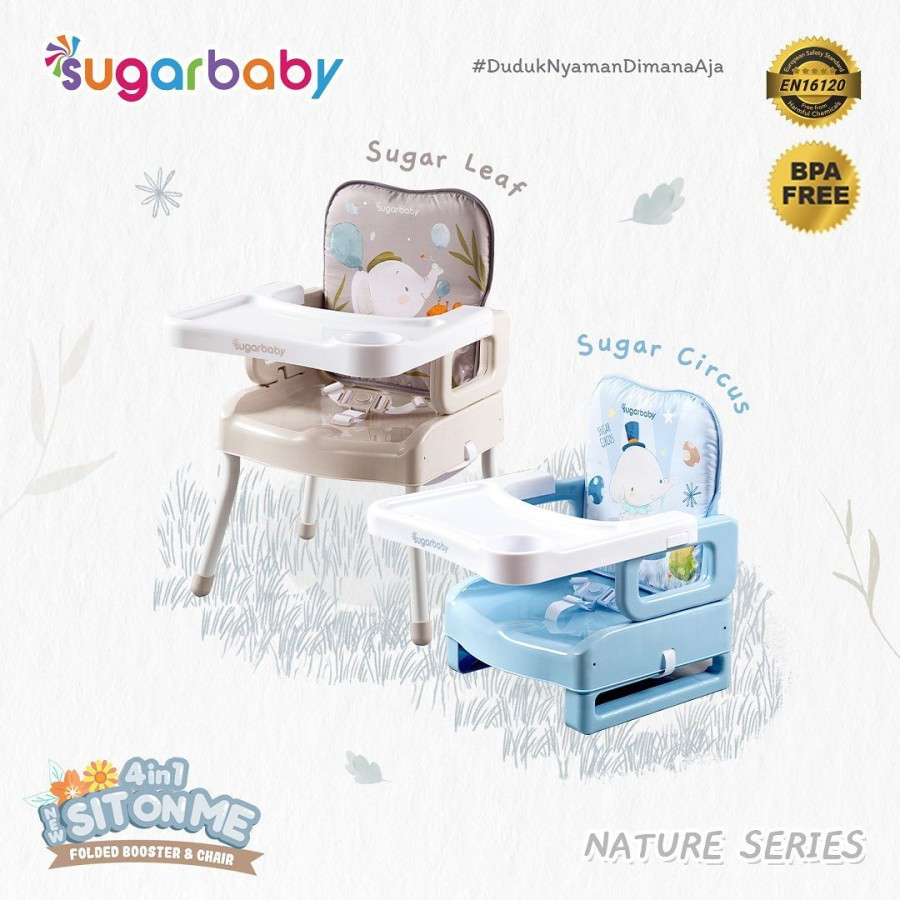 Jual Sugar Baby Sit On Me Folded Booster & Chair / Kursi Makan Bayi ...