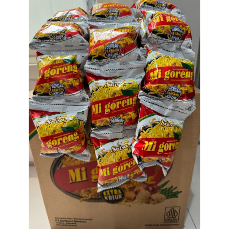 Jual Camilan Mie Kering Salsa Rasa Mie Goreng original / Snack Mie ...