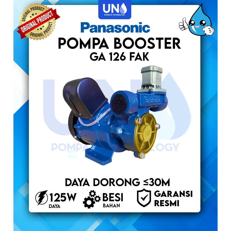 Jual Pompa air Booster Panasonic GA 126 FAK | Shopee Indonesia