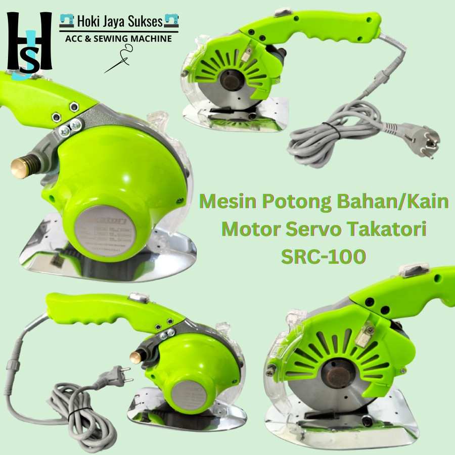 Jual Mesin Potong Bahan/Kain Motor Servo SRC-100 / SCR 100 Takatori ...