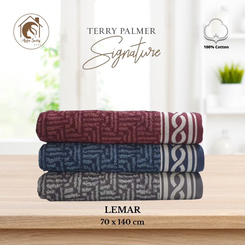 Jual Handuk Terry Palmer Signature Viel | Lemar | Handuk Mandi Full ...