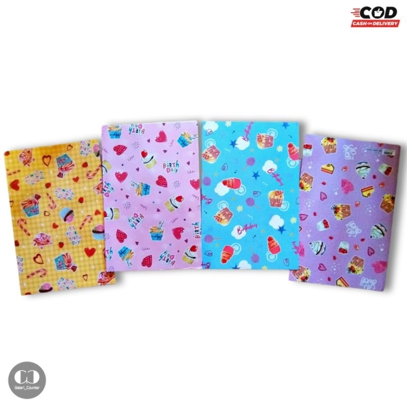 Jual [ 10 LEMBAR ] KERTAS KADO KARAKTER KIKY / KERTAS KADO ULANG TAHUN ...