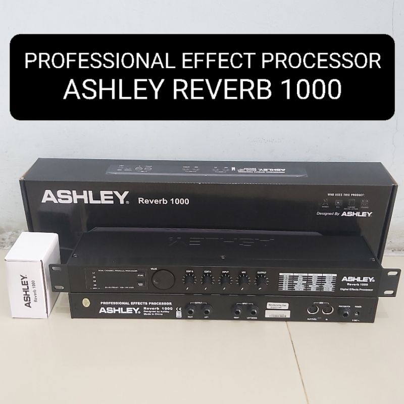 Jual ASHLEY Efek Vokal REVERB 1000 Digital Effect Processor | Shopee ...