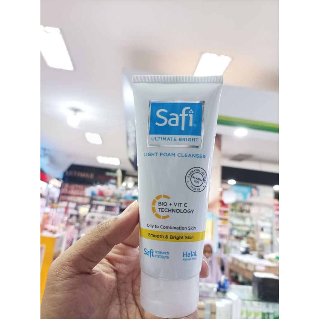 Jual SAFI Ultimate Bright LIGHT FOAM CLEANSER (NEW) | Shopee Indonesia
