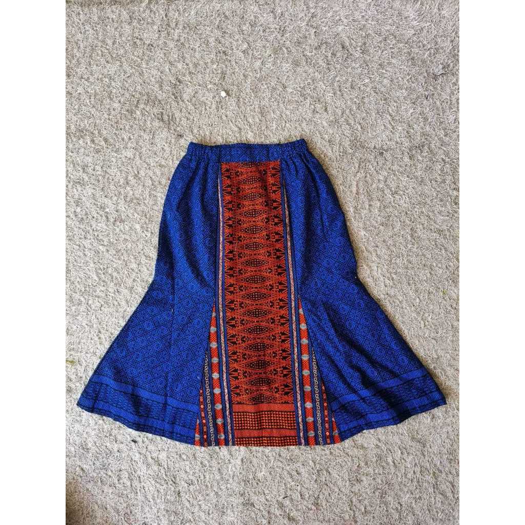 Jual ROK CORAK ETNIK KEKINIAN MODEL PECAH ENAM | ROK PECAH ENAM BAHAN ...