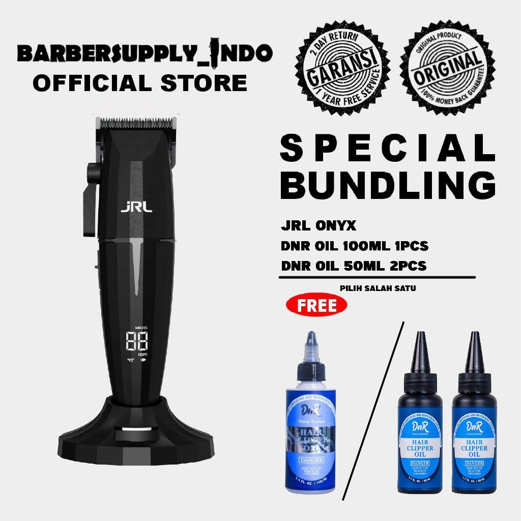 Jual JRL ONYX CLIPPER FF 2020C-B MESIN ALAT CUKUR RAMBUT ORIGINAL ...