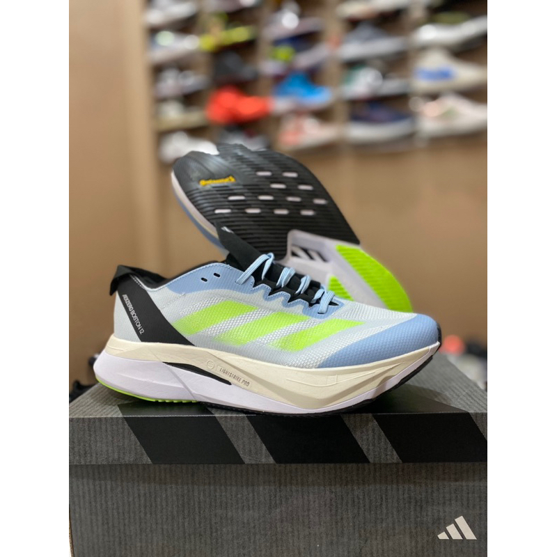 Jual Sepatu Running Adidas Adizero Boston 12 Wonder Blue Sepatu Lari ...