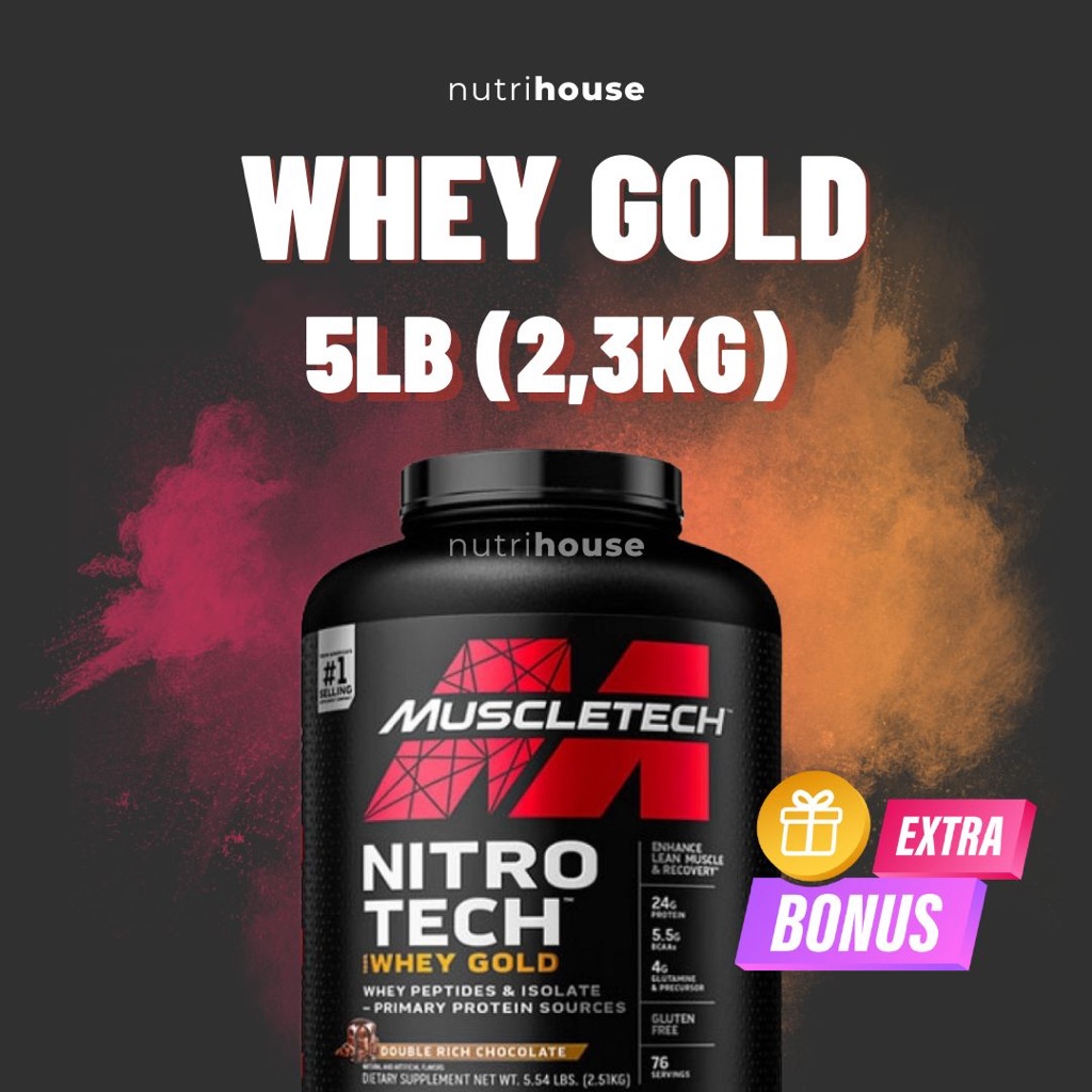Jual Muscletech Nitrotech WHEY GOLD 5lb Nitro Tech Whey Whey Gold ...