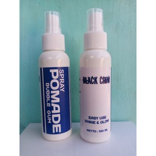 Jual Spray Pomade Black Crow 100ML+ // Liquid Pomade // Pomade Cair ...