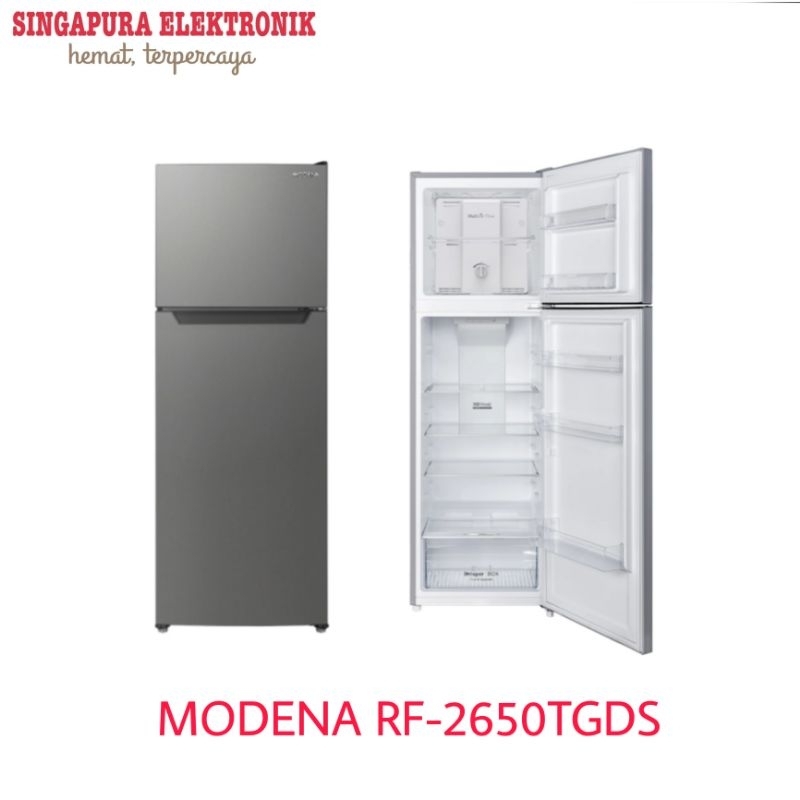 Jual Modena Kulkas 2 Pintu RF-2650TGDS | Shopee Indonesia