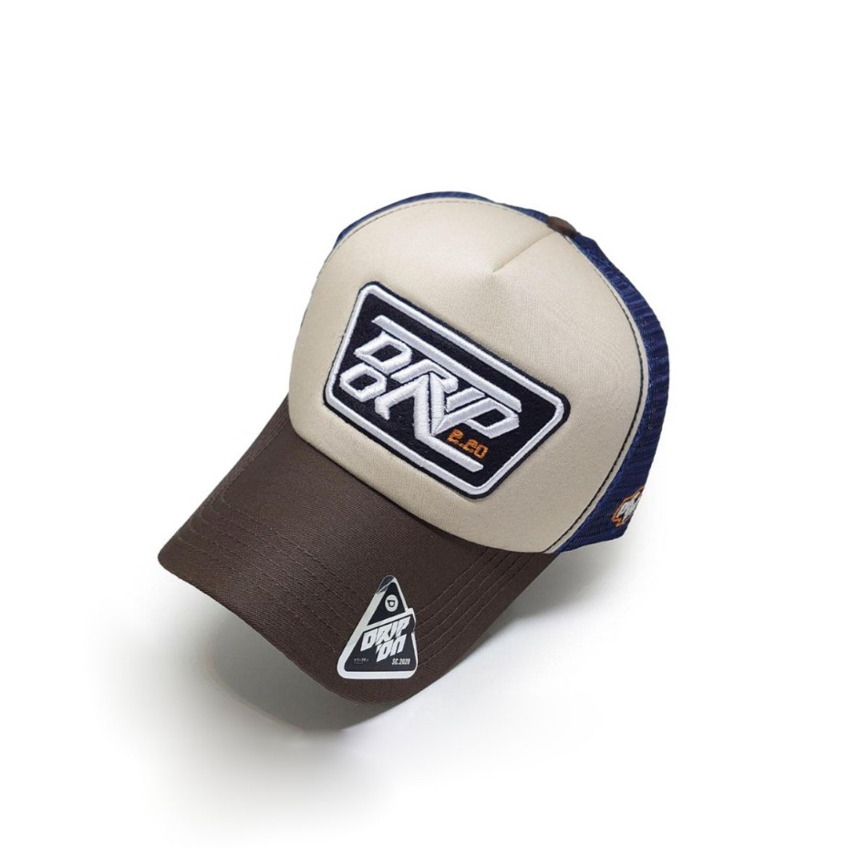 Jual DRIP'ON TOPI TRUCKER HAT CAPS TRIANGLE TOPI PRIA JARING GREY ...