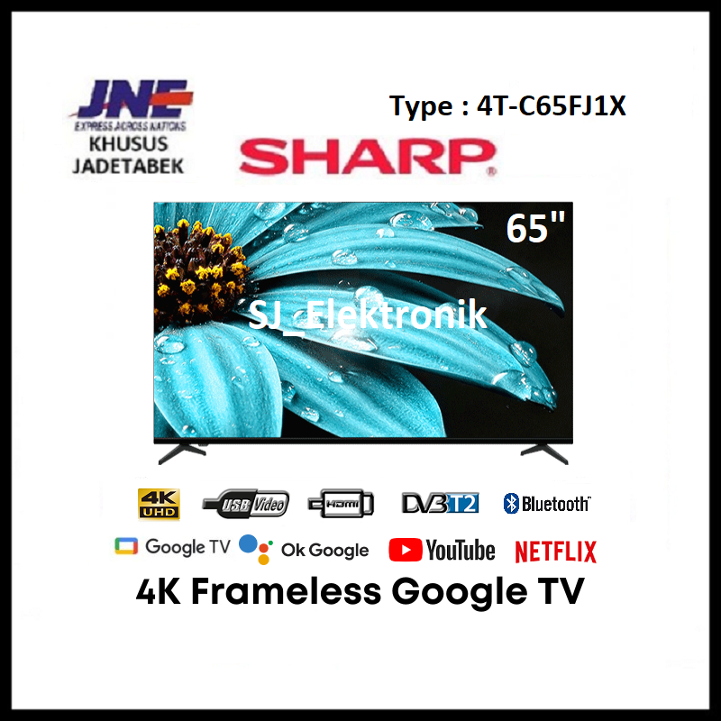 Jual Sharp 4T-C65FJ1X LED TV 65 Inch 65FJ1X Google TV UHD 4K - 65FJ1 ... Jual Sharp 4T-C65FJ1X LED TV 65 Inch 65FJ1X Google TV UHD 4K - 65FJ1 ...