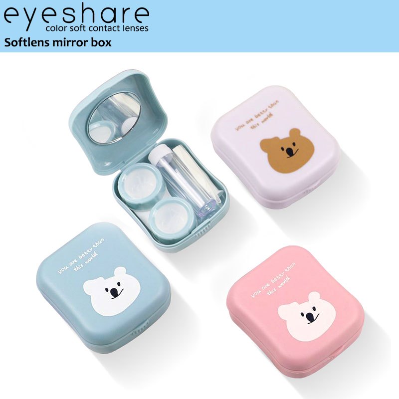 Jual Eyeshare Kotak Softlens Case Lensa Kontak Berwarna | Shopee Indonesia