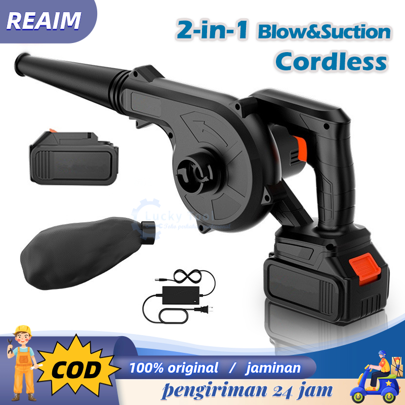 Jual Reaim 388V Mesin Blower Baterai 2 IN 1 meniup / menghisapTangan ...