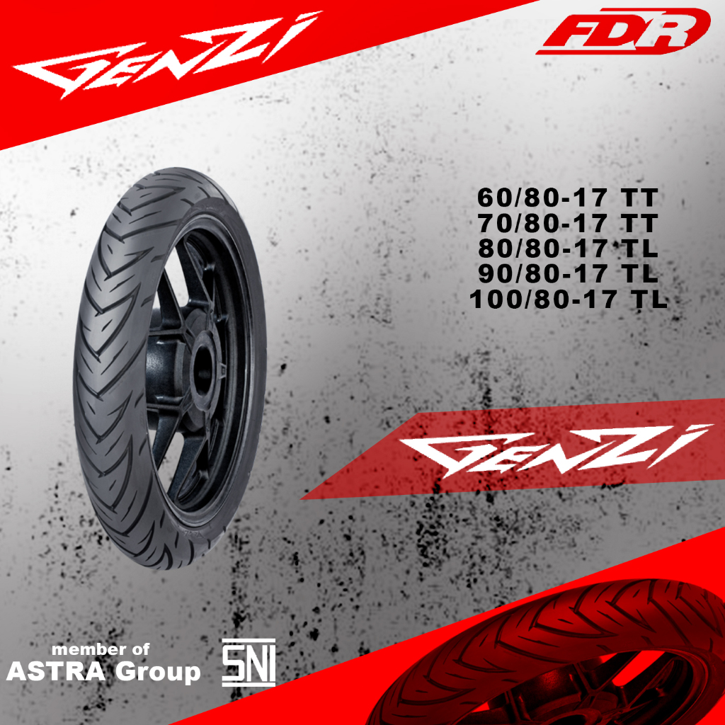 Jual Ban FDR Genzi Ring 17 Tubeless(TL) Tubetype(TT) Garansi Ban Original dan Produk Produksi ...