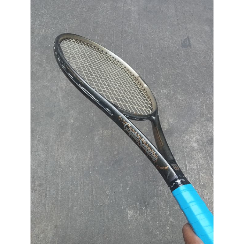 Jual RAKET TENIS WILSON GRAPHITE SENSATION STRETCH ORIGINAL BEKAS ...