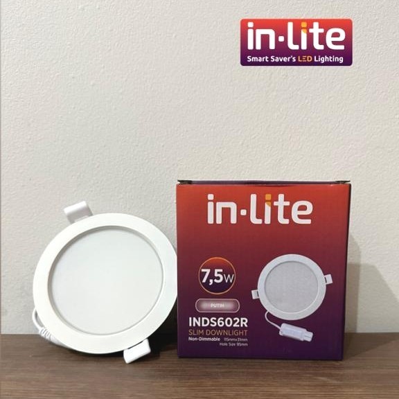 Jual LAMPU DOWNLIGHT LED PANEL IN LITE INLITE COB SLIM 7,5W 7.5 W 7 ...