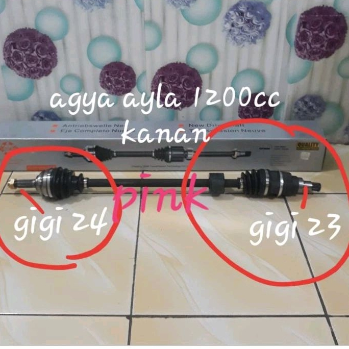 Jual Drive Shaft Cv Joint Assy As Tarik As Roda Komplit Kanan Agya 1200cc 2017-2022 | Shopee ...