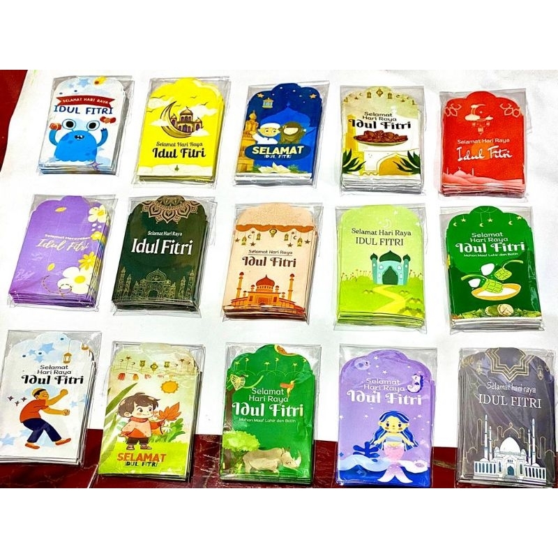 Jual ECER 7 x 12 Isi 10 AMPLOP ANGPAU THR HARI RAYA LEBARAN IDUL FITRI ...